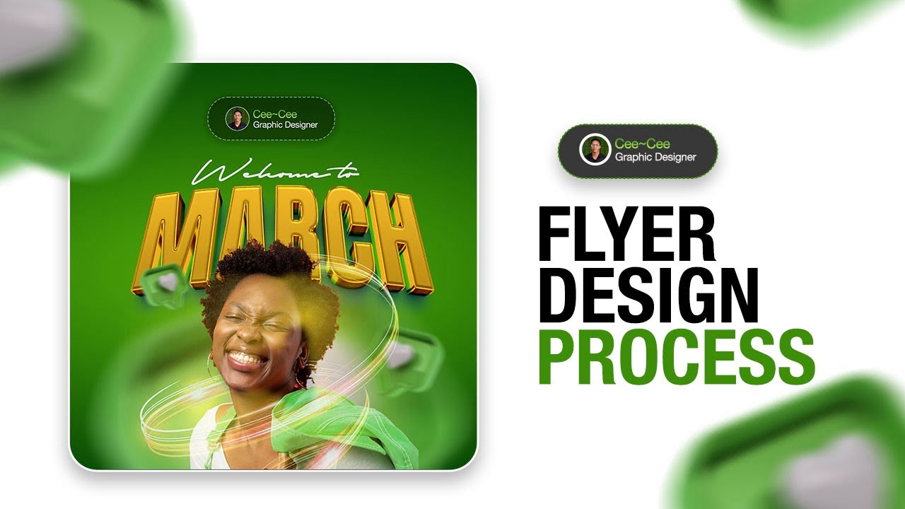 🔥Flyer design process tutorial on Adobe Photoshop (Photoshop Flyer design) - YouTube
