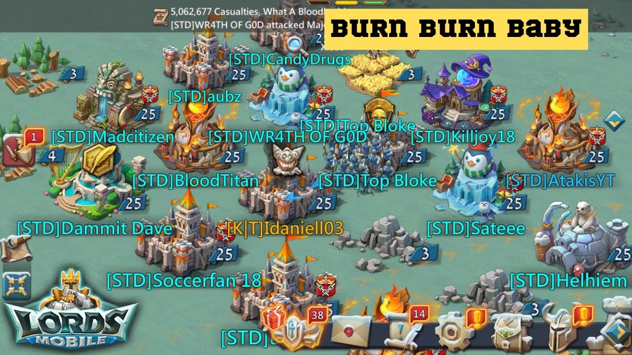 1Bil Burnt ONLINE Hits The Shield Lords Mobile - YouTube
