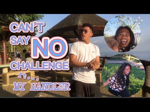 CAN’T SAY NO CHALLENGE ft. MY HANDLER | Marl Abantao Vlogs - YouTube