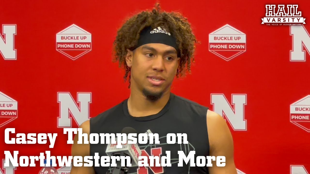 Nebraska Football: Casey Thompson on Northwestern Loss, More - YouTube
