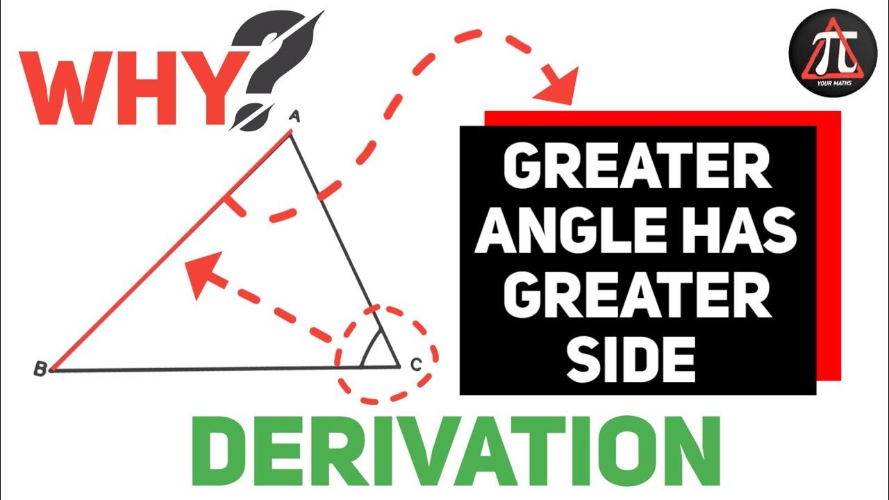 Why Greater Angle has Greater Side | Easy way to Prove it !!! - YouTube
