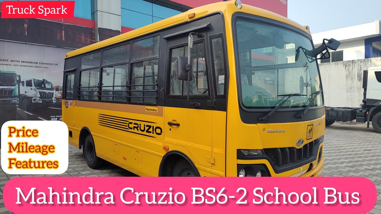 Mahindra Cruzio BS6-2 School Bus|| Price, Mileage & Features|| # ...