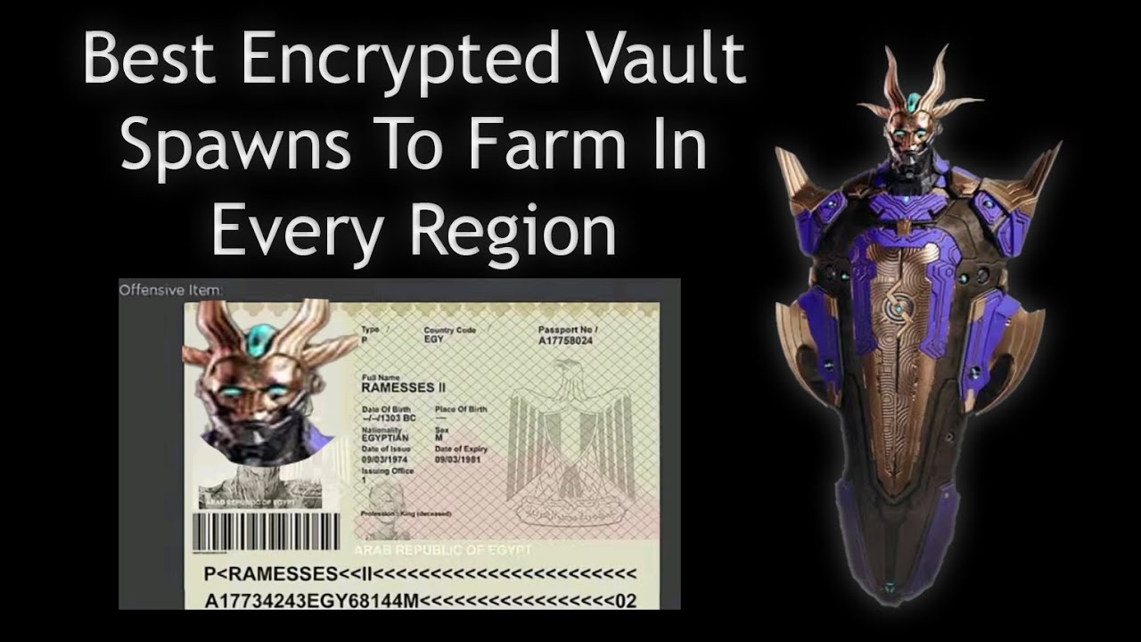 The First Descendant | Best Encrypted Vault Spawns To Farm In Every ...