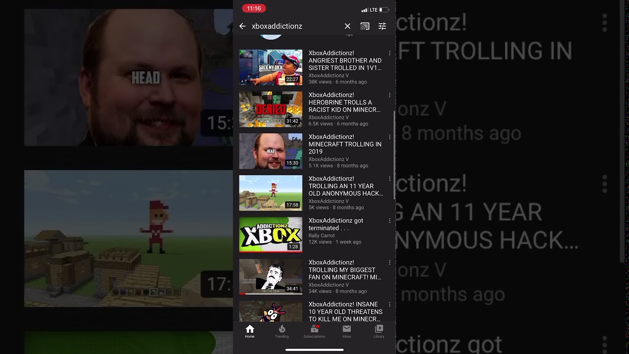 xboxaddictionz got terminated - YouTube