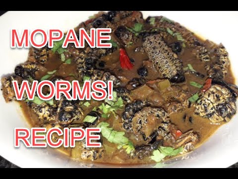 HOW TO COOK MOPANE WORMS. - YouTube