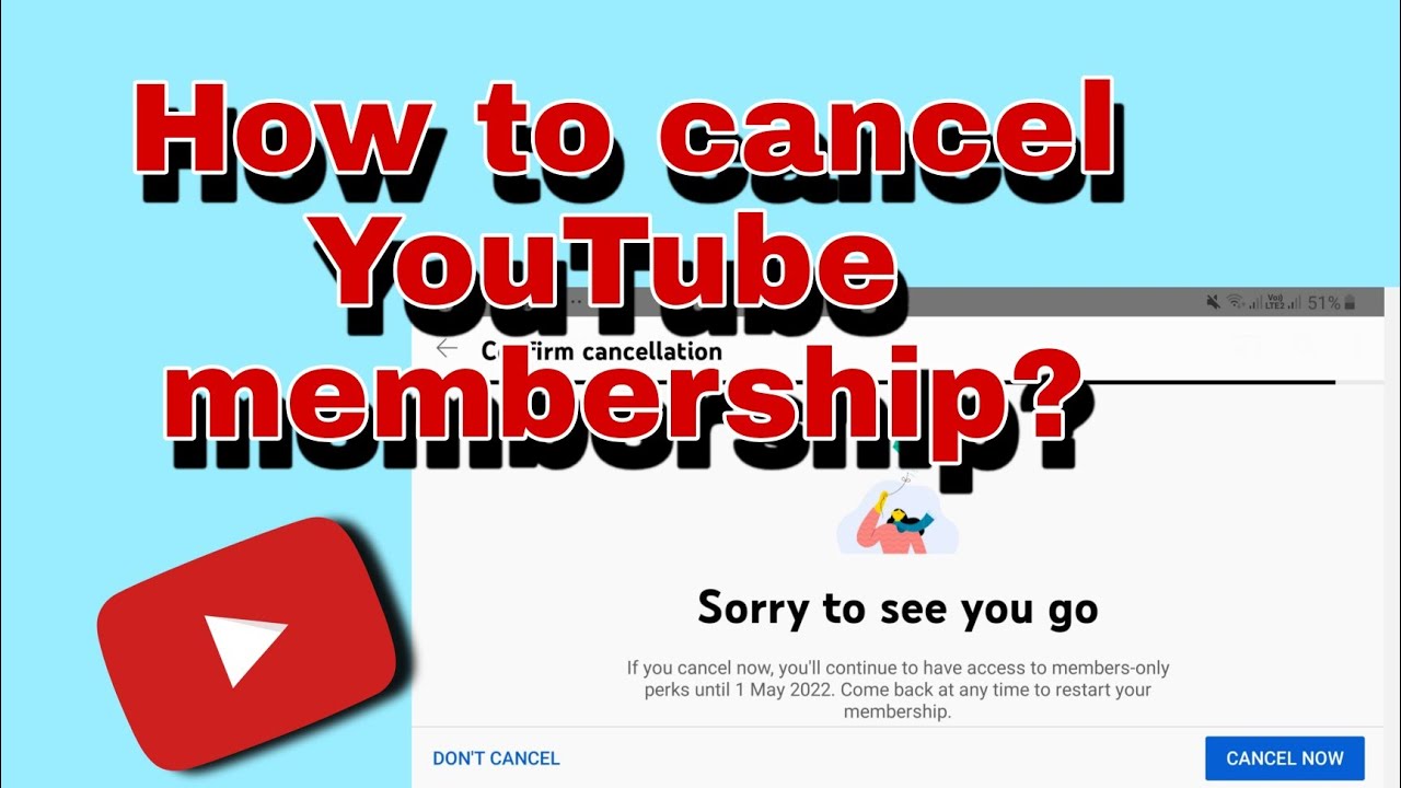 How to cancel YouTube membership/End Join button - YouTube