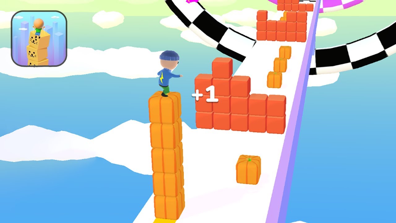 New Satisfying Mobile Game Cube Surfer Top Gameplay Walkthrough All ...