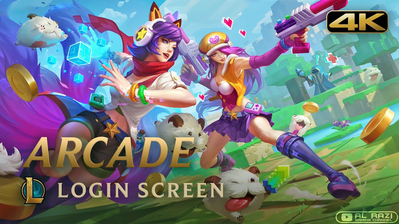Arcade Ahri ft. Arcade Miss Fortune | Login Screen - League of Legends ...