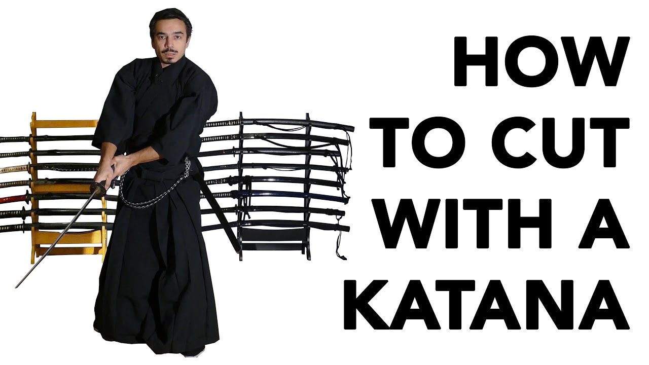 How to use a katana for beginners (tameshigiri course) - YouTube