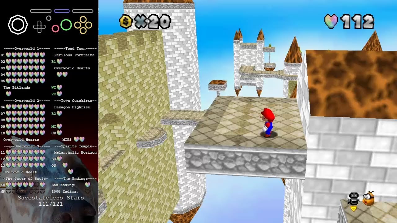 Omega Mario 64 - C14: Central Towers Secret (Savestateless) - YouTube