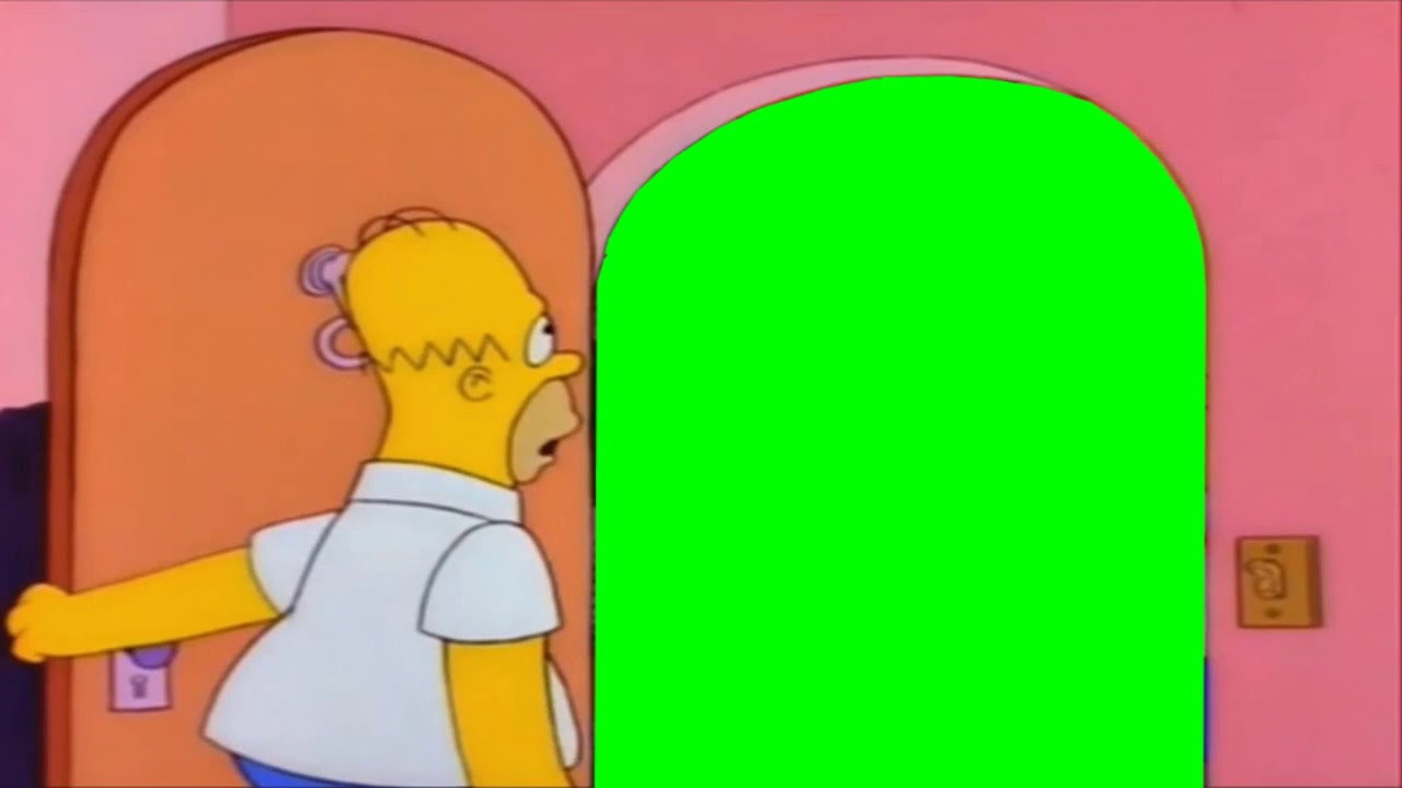 Free Green Screen - Simpson door - YouTube