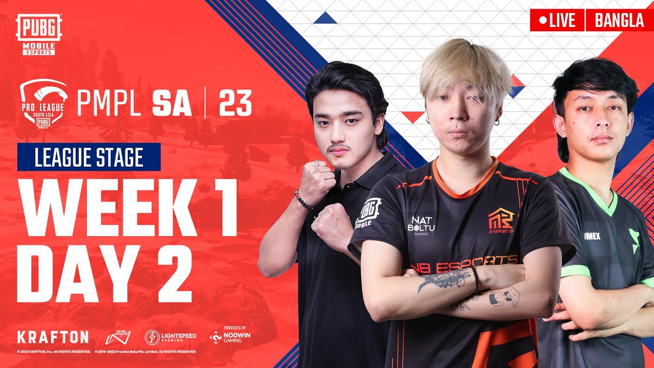 [BANGLA] 2023 PMPL SA Fall | League Stage Week 1 Day 2 | Aim For ...