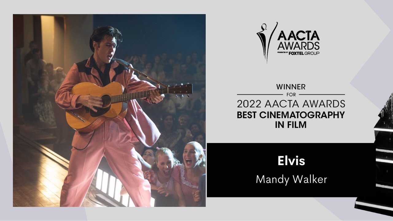 Mandy Walker wins Best Cinematography in Film | 2022 AACTA Awards - YouTube