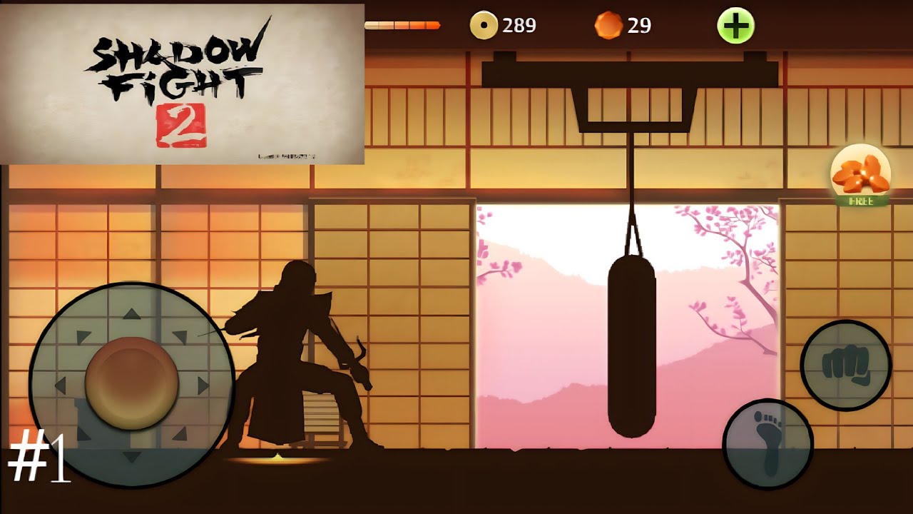 shadow fight 2 part 1 play 5 games and unlock level 3 armor - YouTube