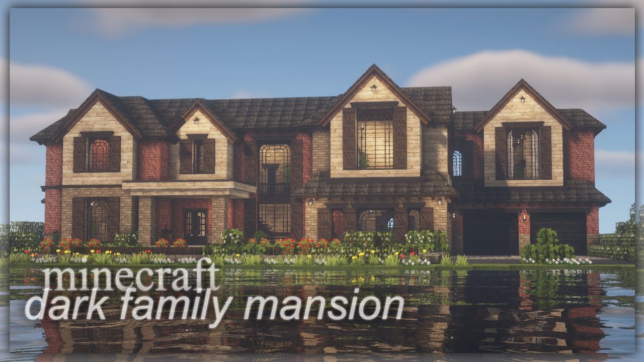 - minecraft - dark family mansion 🌼 [speed build] - cocricot - YouTube