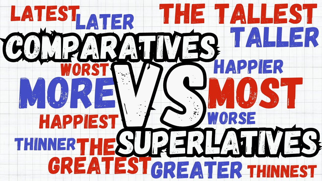 5 rules to master COMPARATIVES and SUPERLATIVES - YouTube