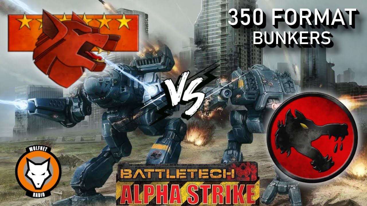 BATTLETECH: Alpha Strike 350 Format - Bunkers FEB 22, 2024 - YouTube