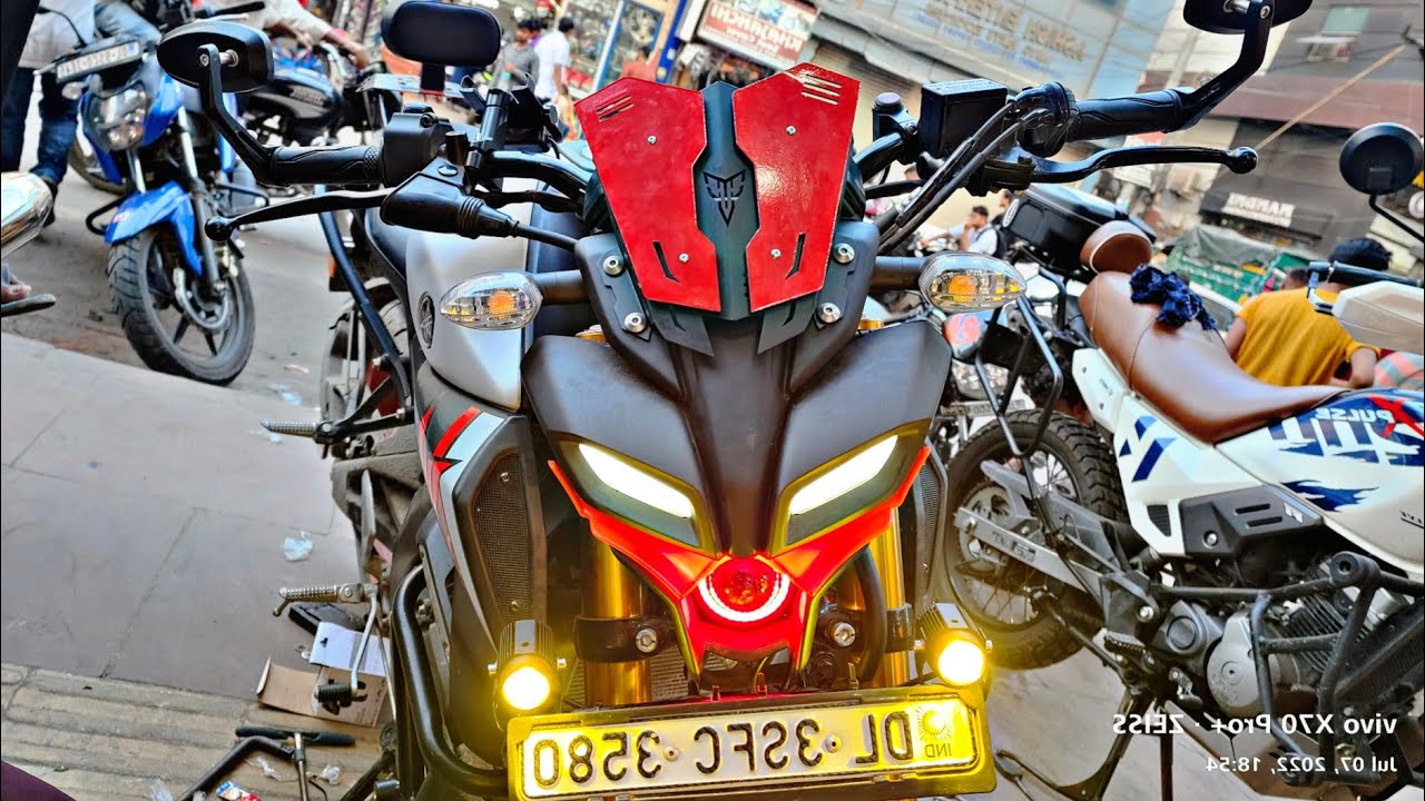 Yamaha Mt 15 killer modification 🤩| Mt 15 modified | top mods Mt 15 ...