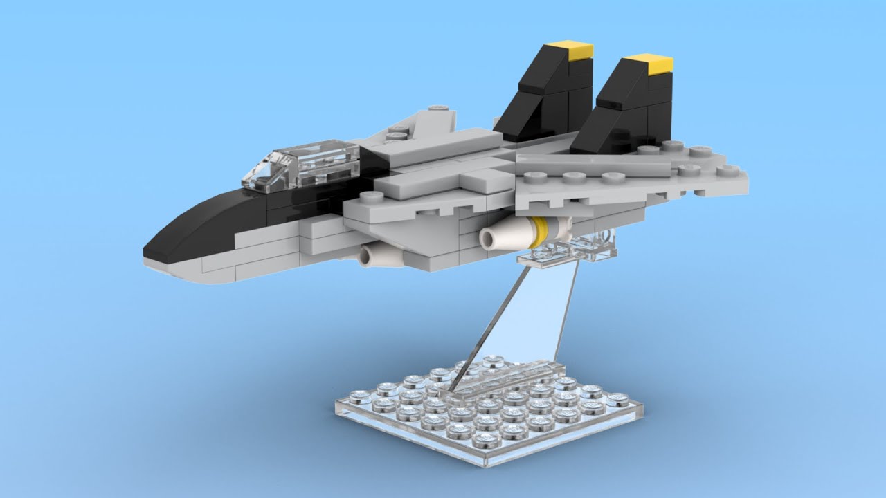 LEGO Micro F14 Tomcat Fighter Jet 🚀🔥 Build the Ultimate Fighter in ...