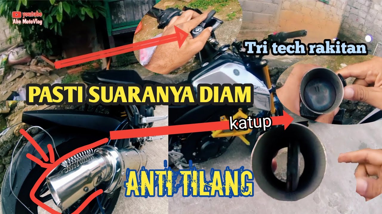 peredam knalpot racing !! db killer || peredam knalpot 3 suara ...