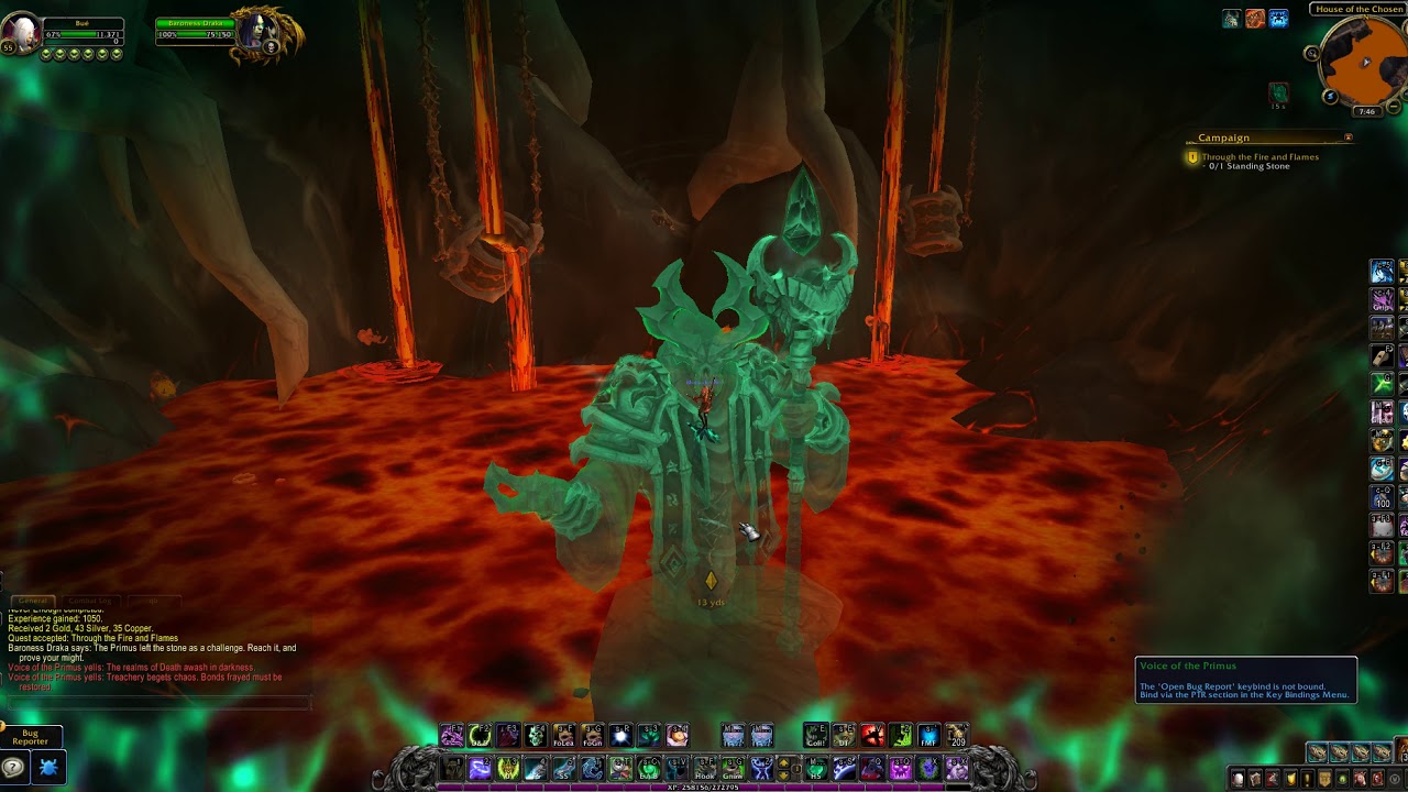 Through the Fire and Flames, WoW Shadowlands Quest - YouTube