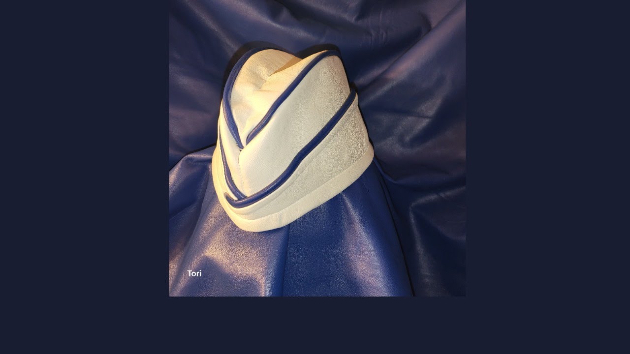 White with Blue trim Garrison Caps - YouTube