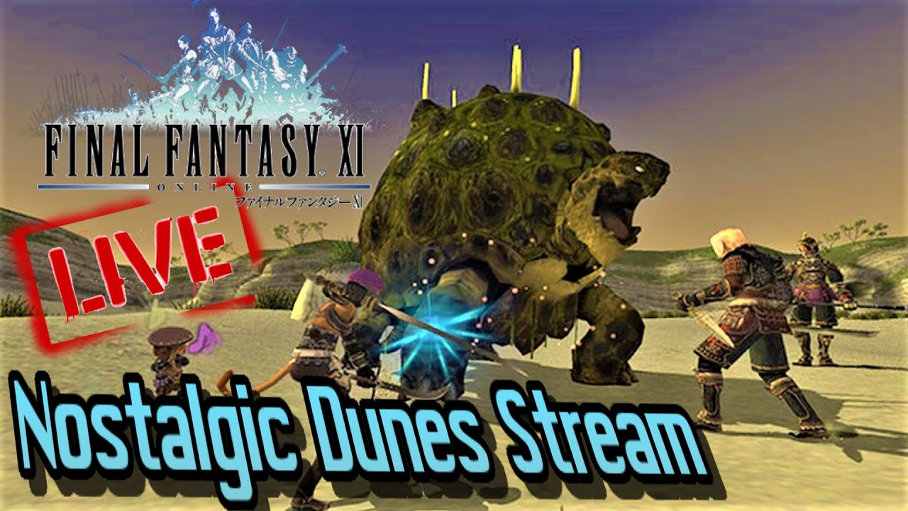 Final Fantasy XI 2022 Dunes Party Adventure Live - YouTube