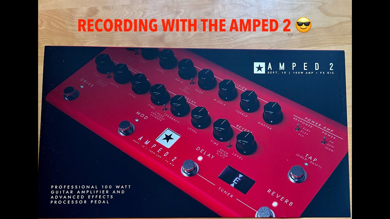 Recording guitar on Mac with the Blackstar Amped 2 - it's easy! - YouTube