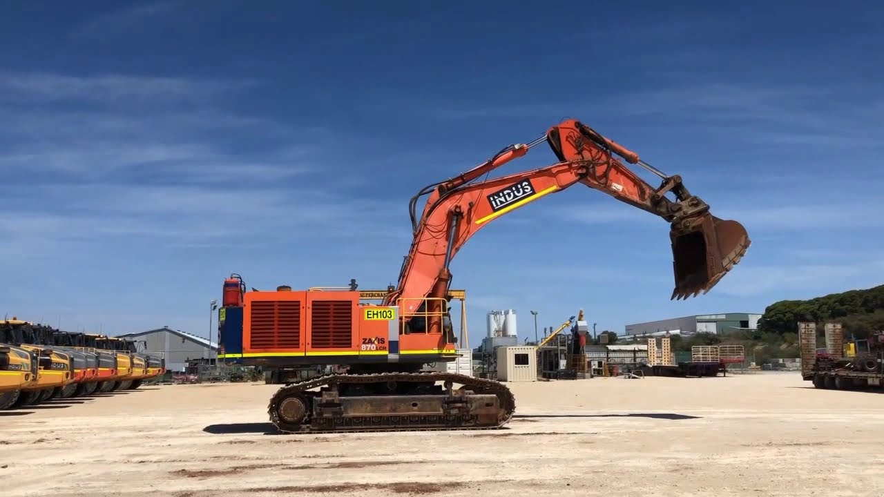 2012 HITACHI ZX870LCH-3 HYDRAULIC EXCAVATOR - YouTube