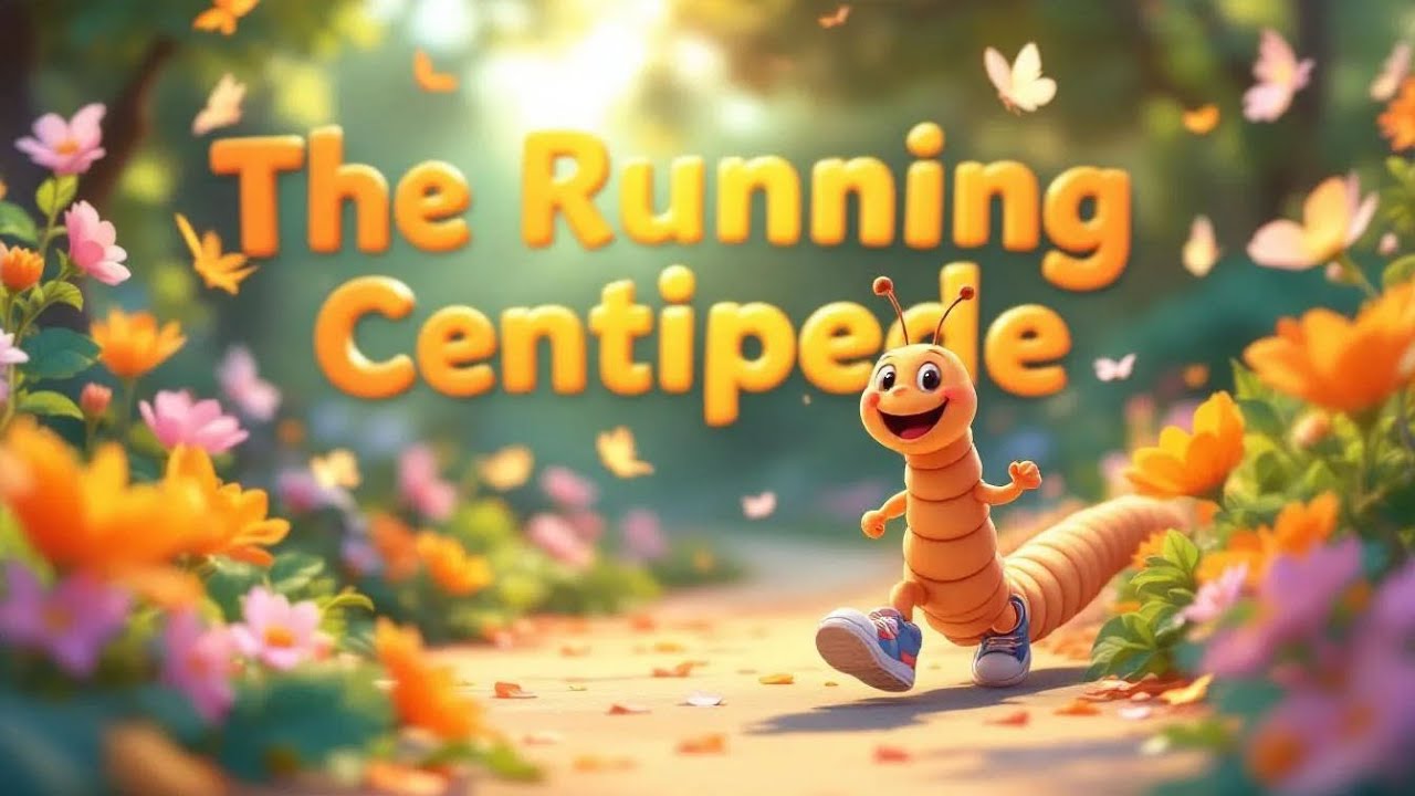 🐛🏃‍♂️ The Running Centipede 🏃‍♂️🐛 | Children’s Song of Speed, Motion ...