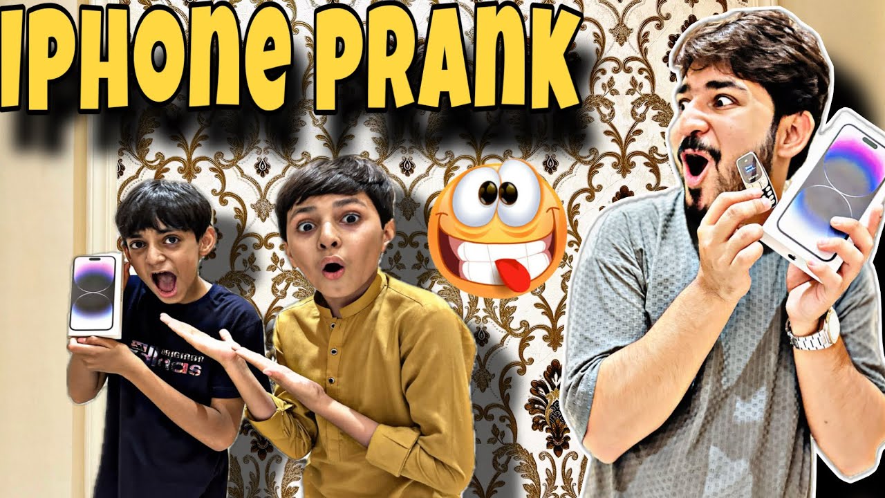 Hilarious Fake Iphone Prank with Family 😱 | #malikfunworld - YouTube