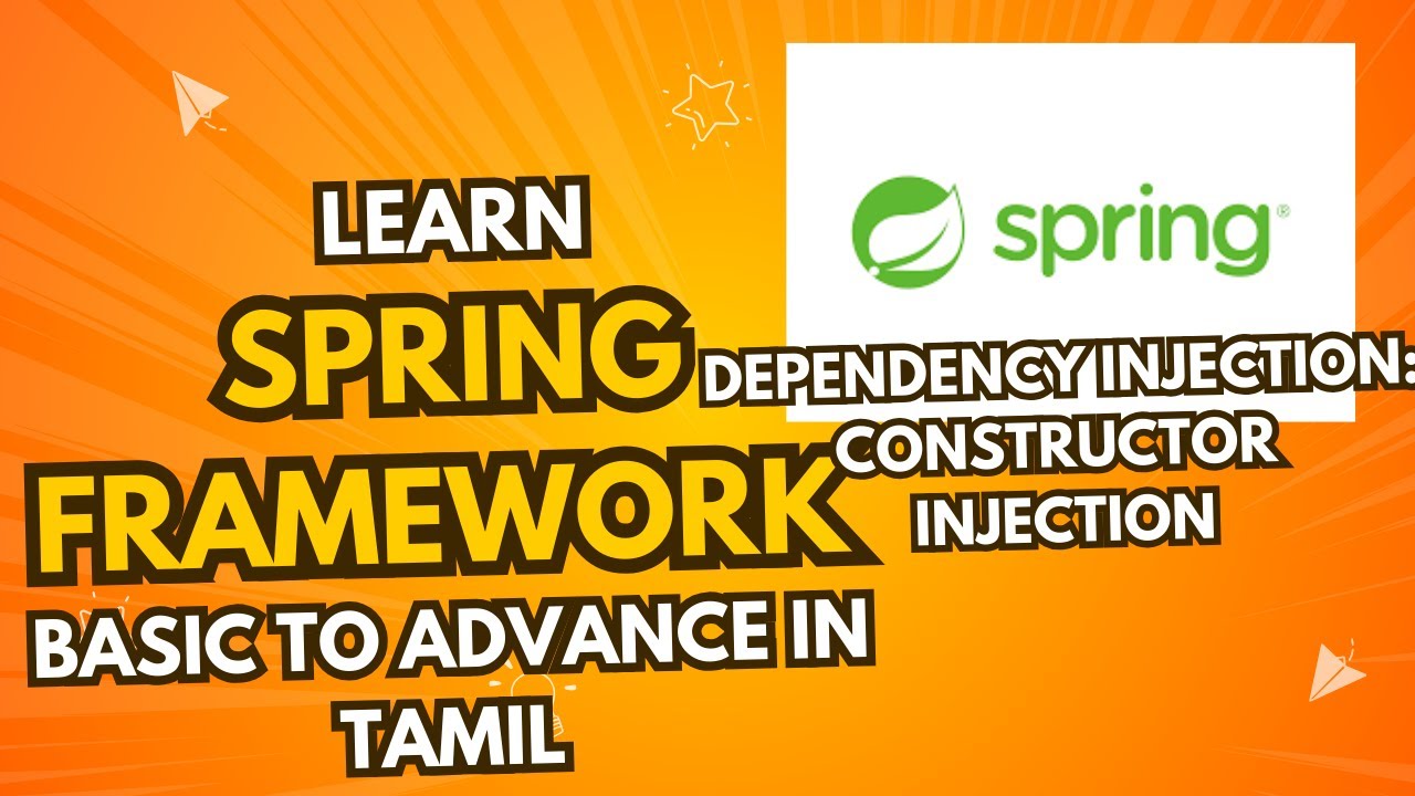 Constructor injection in tamil | spring in tamil - YouTube