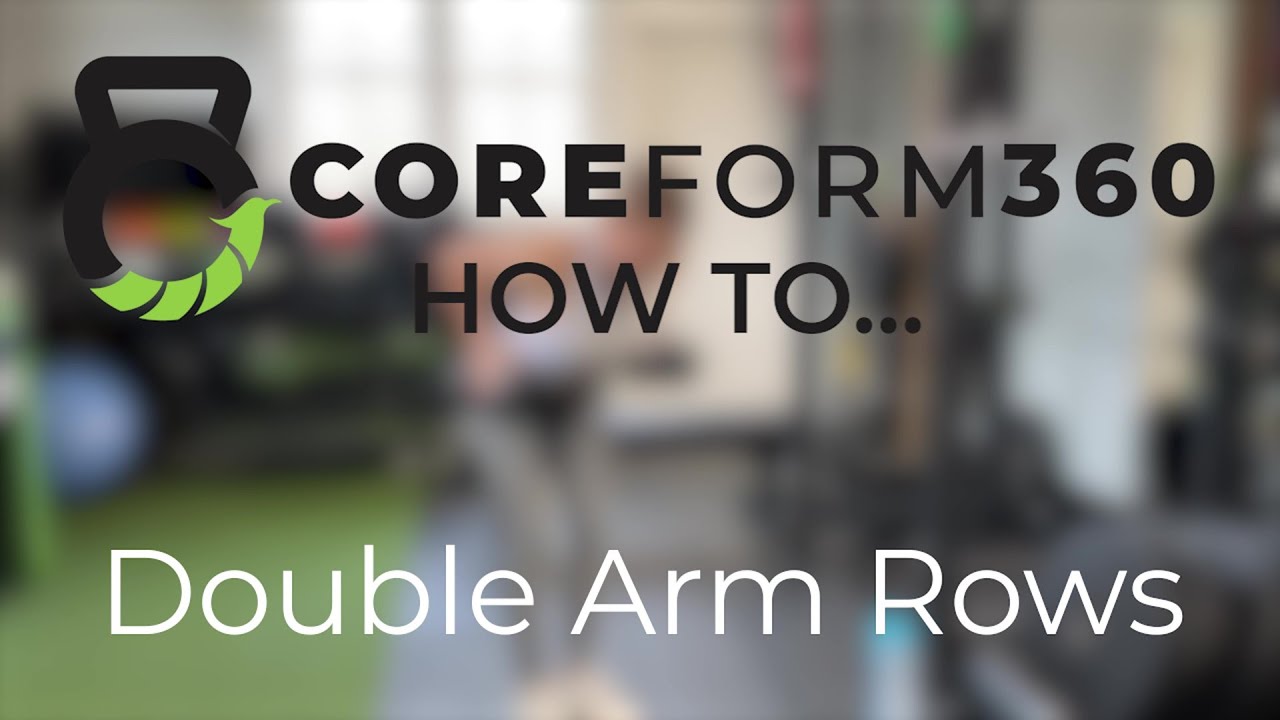 How To...Double Arm Rows - YouTube