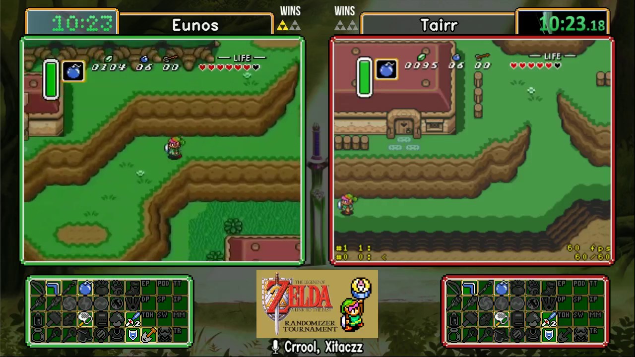 Eunos vs Tairr. Match 2. ALTTP Randomizer Tournament 2017 - YouTube