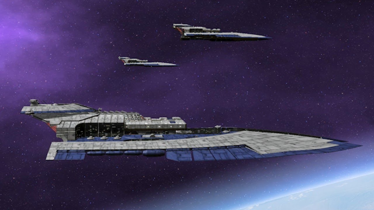 3 Victory vs 3 Sabaoth - Star Wars: Empire At War Remake NPC Battle ...