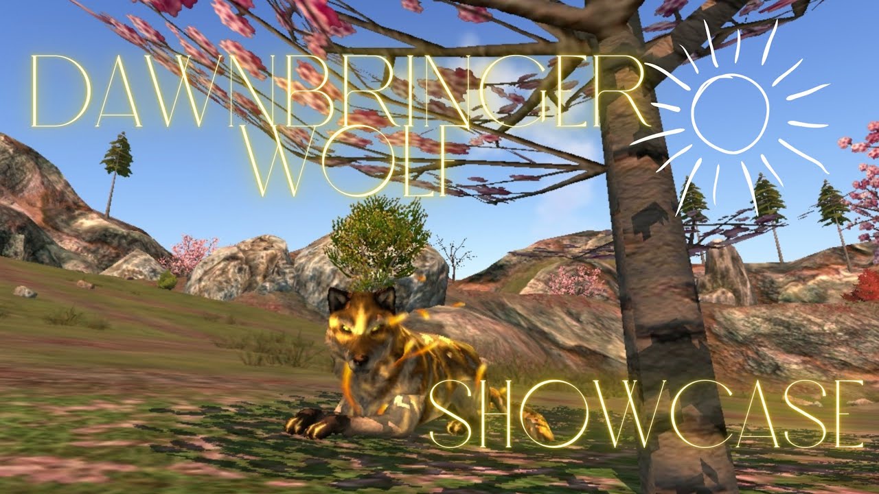 Dawnbringer Wolf Showcase!! 🌤 | The wolf Online Simulator - YouTube