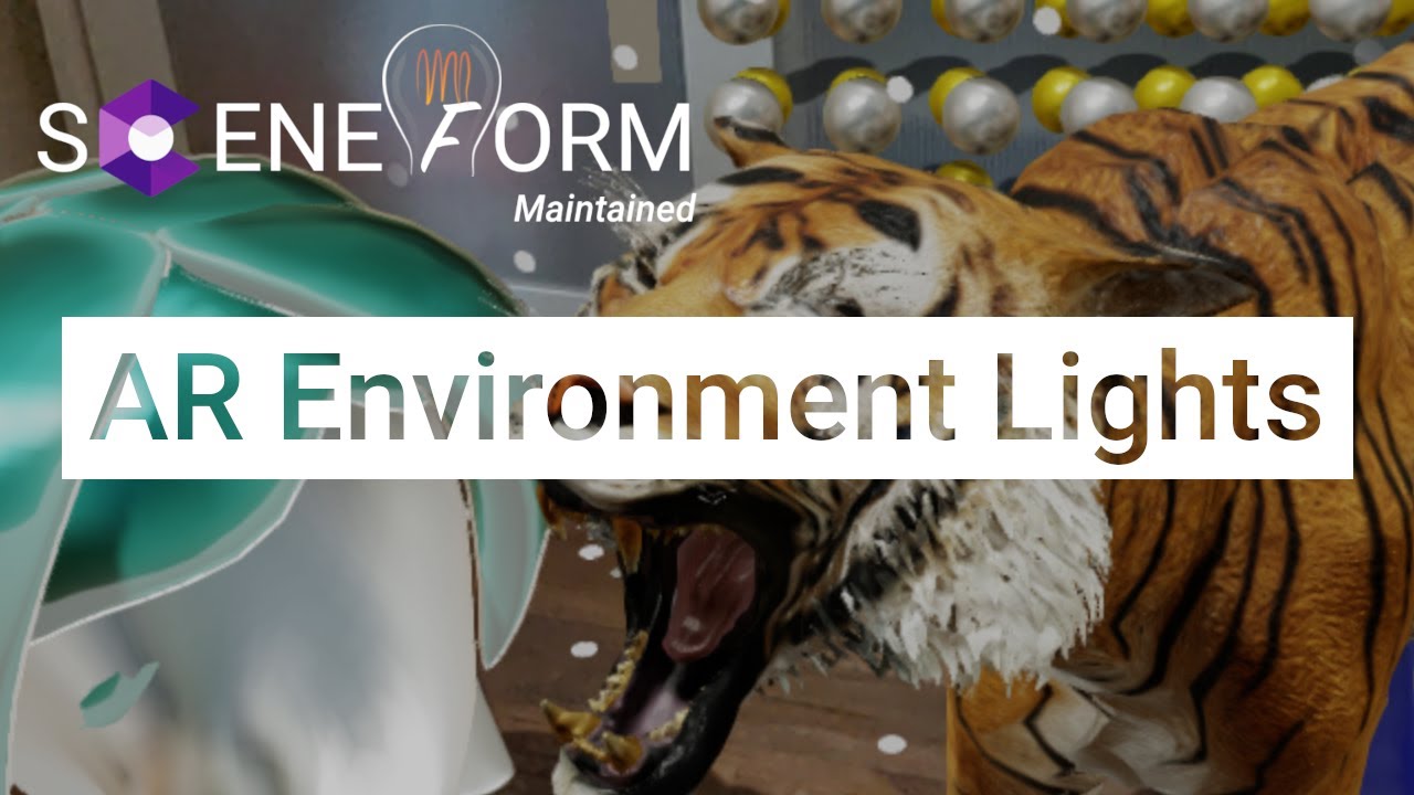 AR Environment Lights - Sceneform Maintained - YouTube
