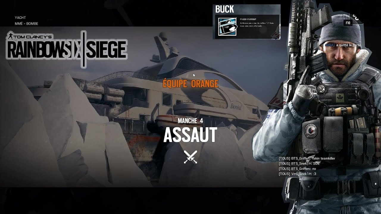 Tom Clancy's Rainbow Six Siege: Yacht map discovery with Buck in bomb ...