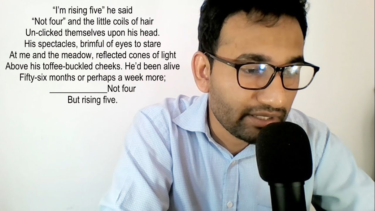 Unscripted | Rising Five | Poem | Norman Nicholson | Vez M.J - YouTube