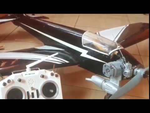 Rc plane f3a curare 1300mm with os max 55ax - YouTube
