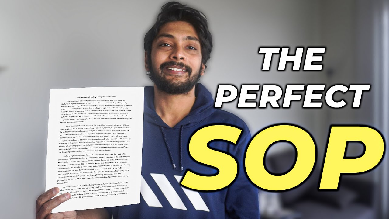 How to Write the Perfect SOP for US Universities | TAMIL - YouTube