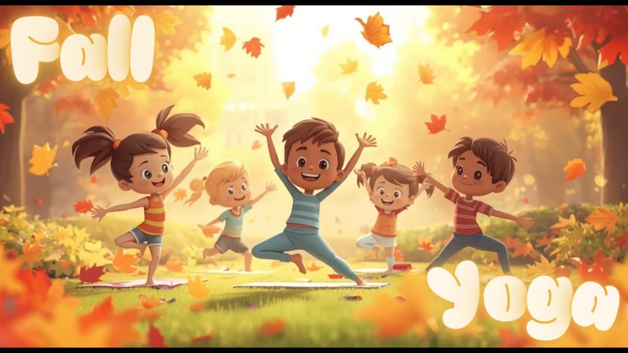 🍁 Fall Yoga for Kids | 5-Minute Mindful Movement Adventure 🌻🦉 - YouTube