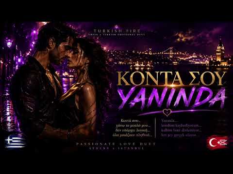 ΚΟΝΤΑ ΣΟΥ / YANINDA ❤️ | Greek x Turkish Passionate Love Duet | Turkish Fire