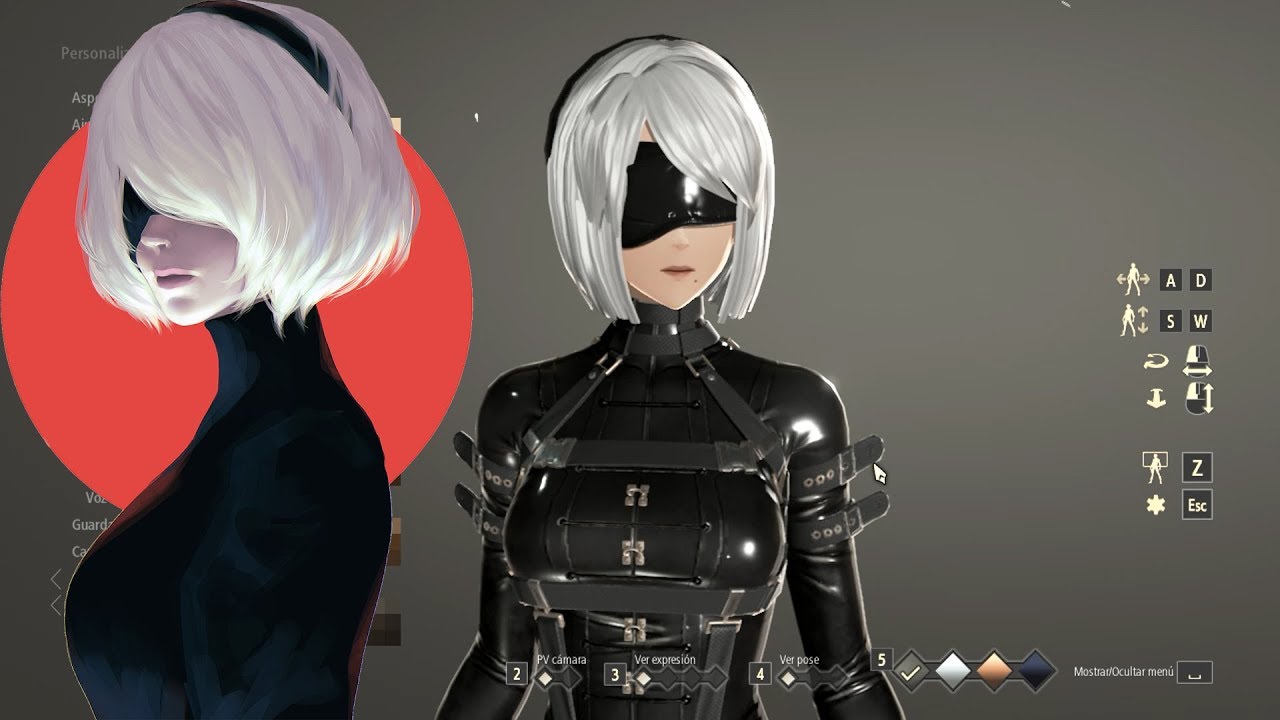 CODE VEIN - 2B -Creación De Personaje - YouTube