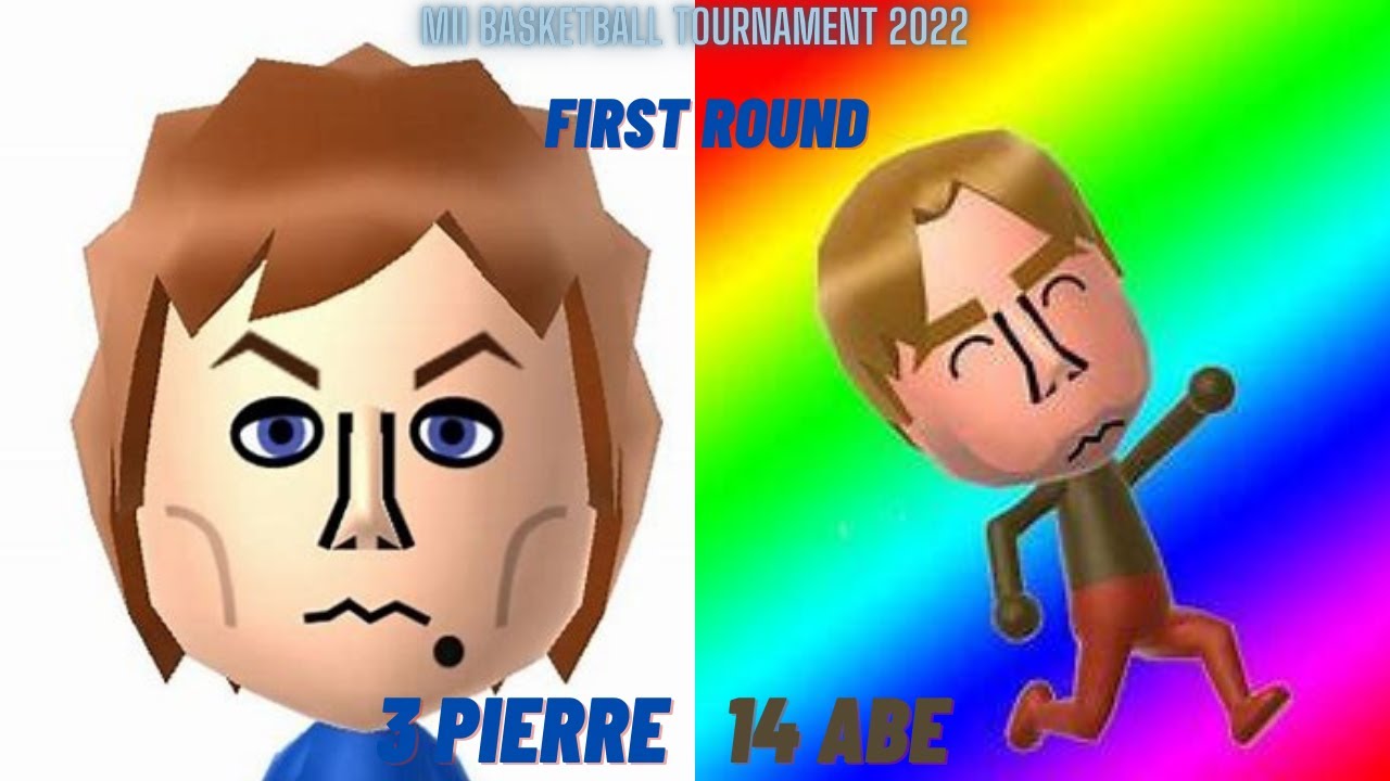 Mii Basketball Tourney 2022-First Round-3 Pierre vs. 14 Abe - YouTube