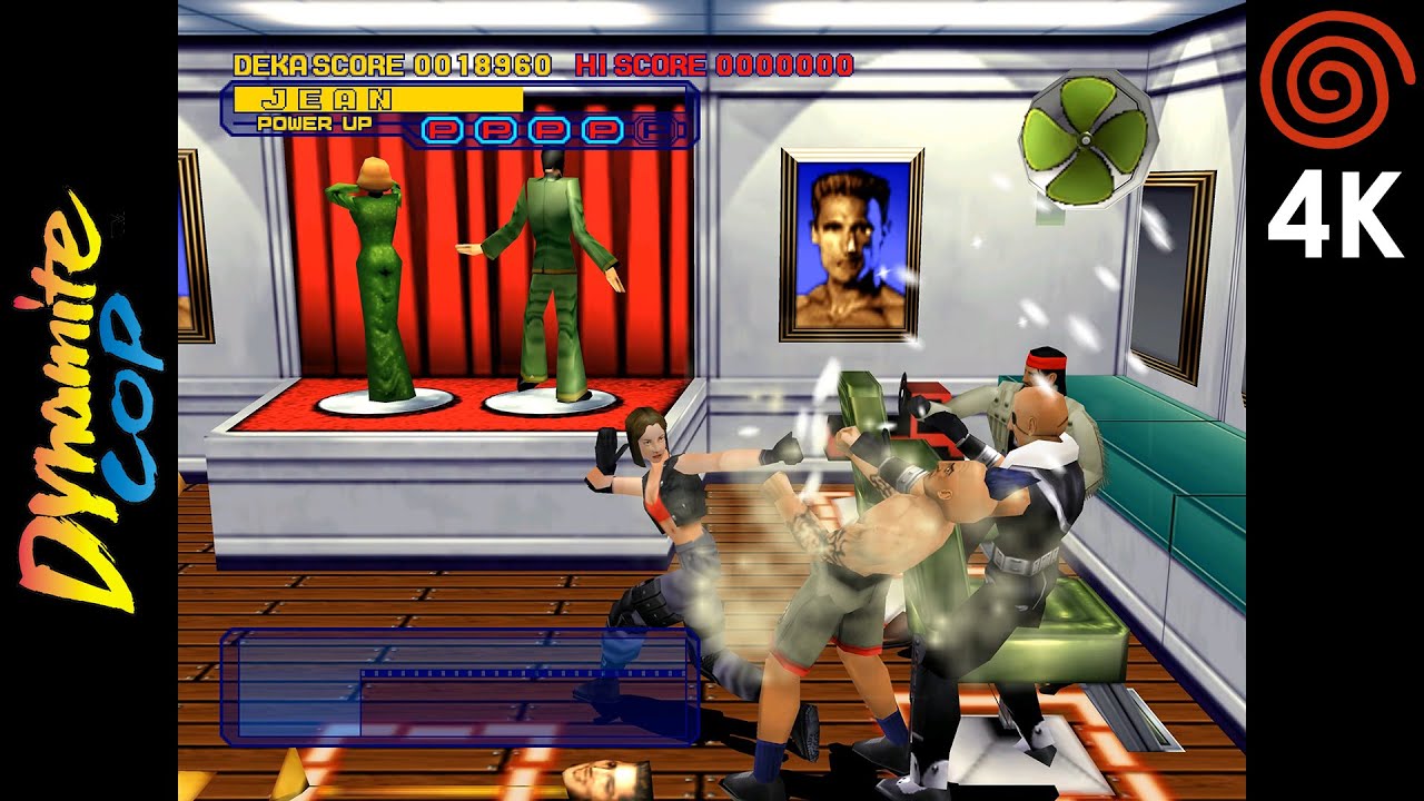 Dynamite Cop (4K / 2160p / 60fps) | Redream Emulator (Premium) on PC ...