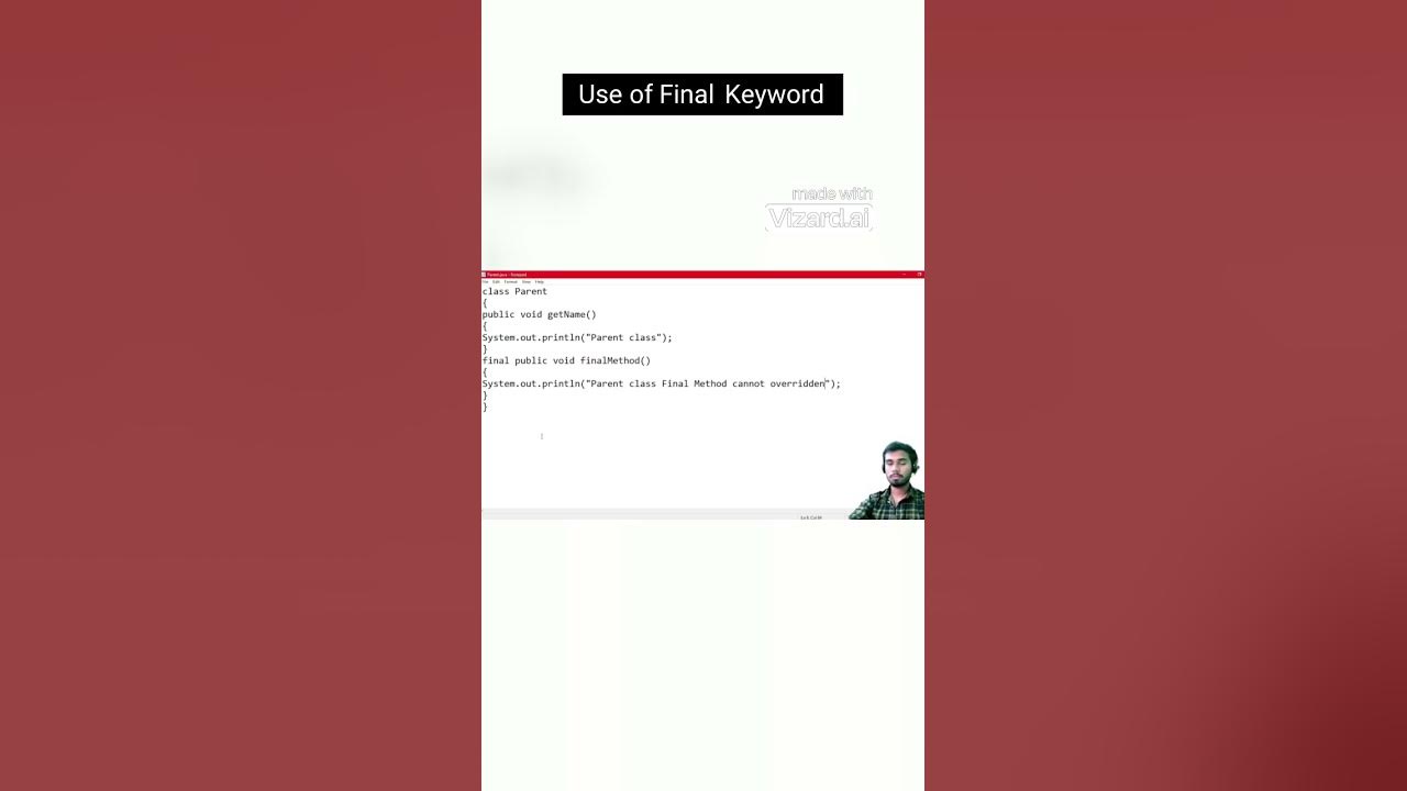 Mastering Final Keyword In Java Inheritance Coding Objectorientation Amiteshthakur