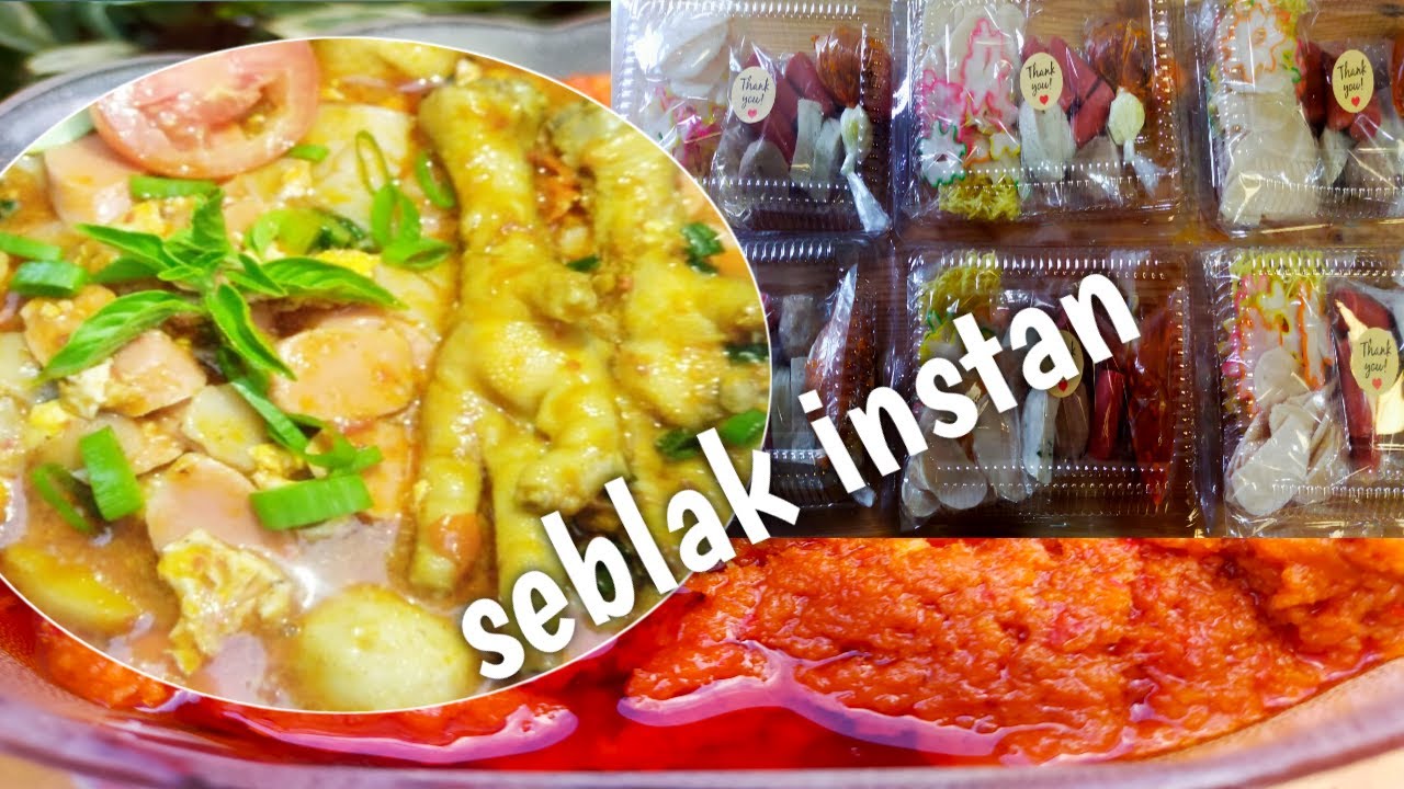 Cara packing seblak instan untuk di jual,simpel dan murah - YouTube