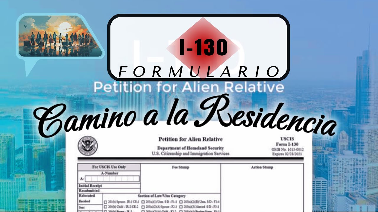 Como llenar correctamente el FORMULARIO I-130 PETICION FAMILIAR online ...