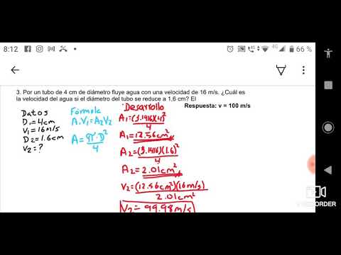 Ecuación de Continuidad Act2 Ejer3 - YouTube